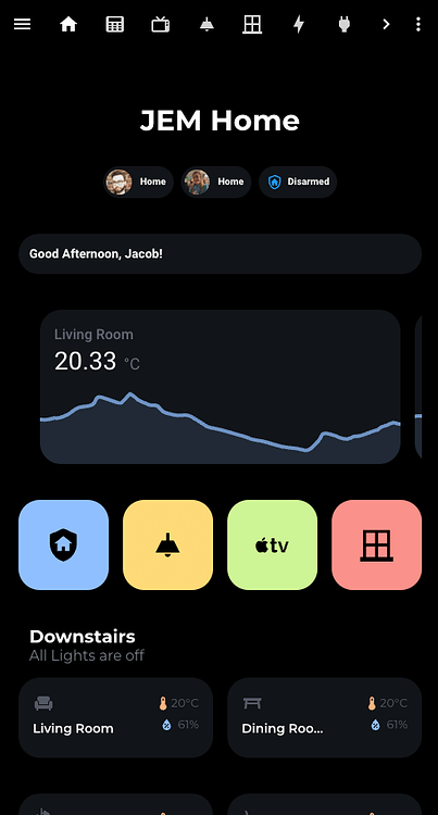 My Current Mobile Dashboard - Based off of Rounded Theme - Need Ideas for Improvements ...