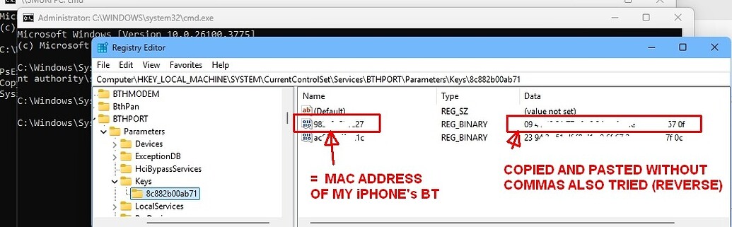 Struggling to find an IRK Key recognisable by Private BLE Device ...