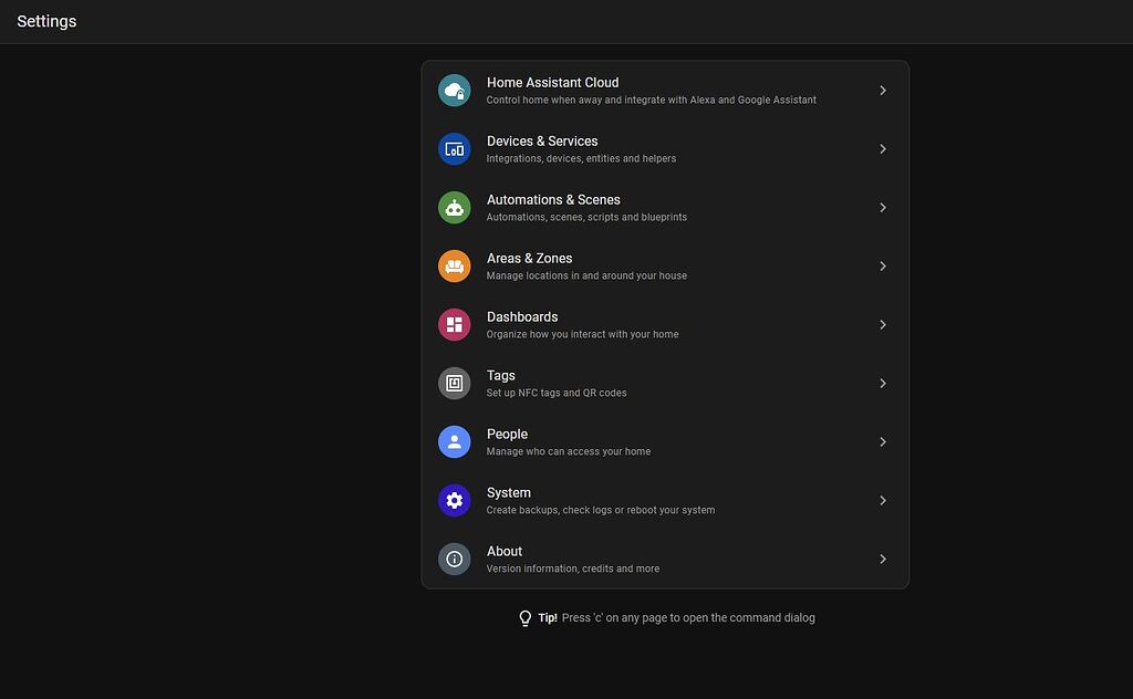 Missing Add On Backup And Supervisor Option Into Settings Menu Frontend Home Assistant Community