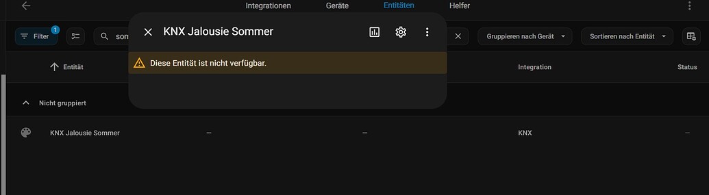 KNX Scene - Entity not working - Third party integrations - Home ... KNX Scene - Entity not working - Third party integrations - Home ...