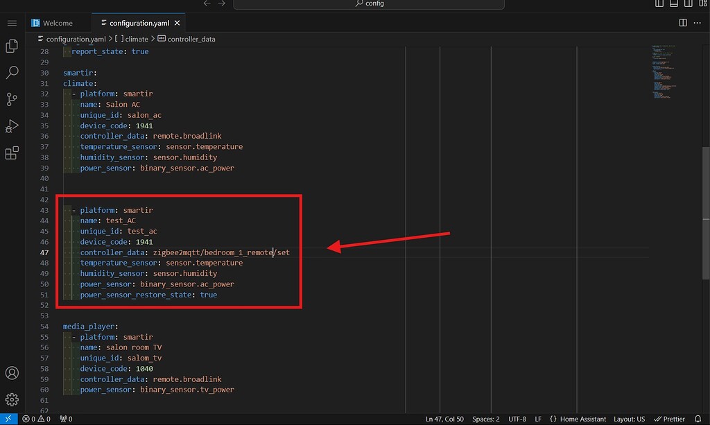 Smart ir integration with mqtt ir blaster - Configuration - Home ...