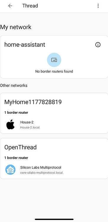 SkyConnect Insecure Thread Network - Configuration - Home Assistant ...