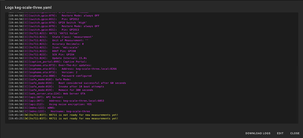 HX711 Still says not ready for new measurments - Hardware - Home Assistant Community