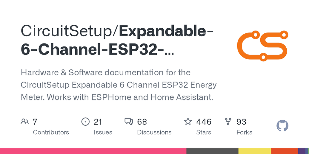 CircuitSetup 6ch Energy Meter running ESPHome - Share your Projects! - Home Assistant Community
