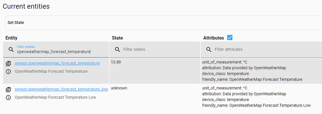 Openweathermap How To Get Low Temperature Forecast Configuration Home Assistant Community