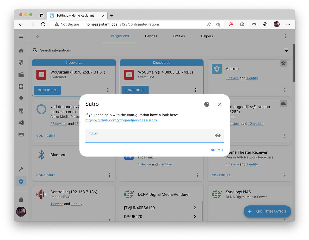 Sutro integration - Custom Integrations - Home Assistant Community