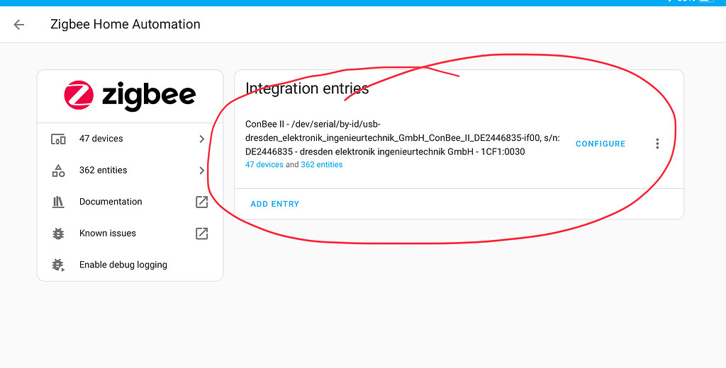 Conbee still listed in Zigbee Integration after moving to ZBT-1 - Zigbee - Home Assistant Community