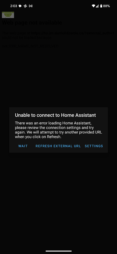 App Not Resolving Ip On Wifi But Does On Vpn Home Assistant Companion