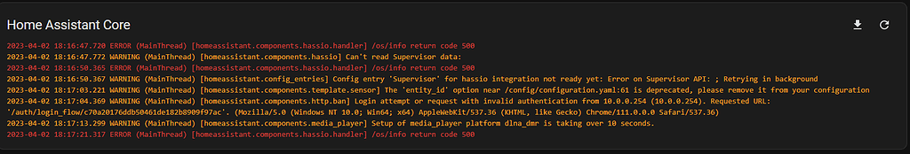 Add-on page stuck on loading - Configuration - Home Assistant Community