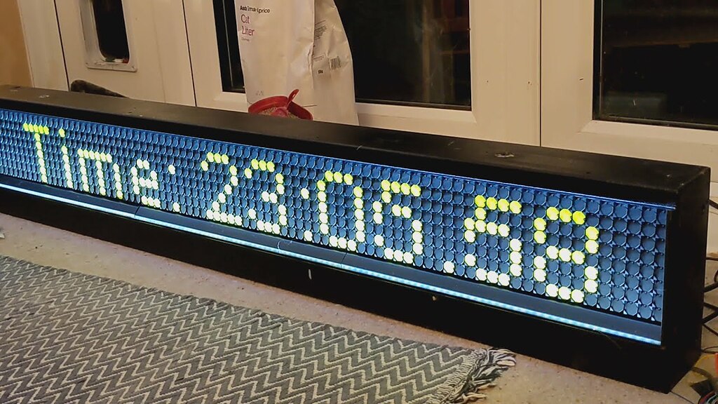 Hanover flipdot bus sign display component - ESPHome - Home Assistant ...