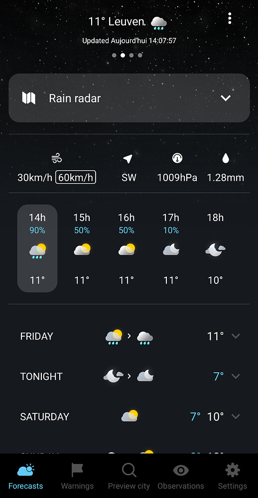 Belgium weather provider: IRM / KMI (meteo.be) - Custom Integrations ...