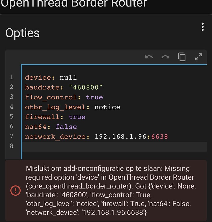 OpenThread Border Router configuration - Matter/Thread - Home Assistant ...
