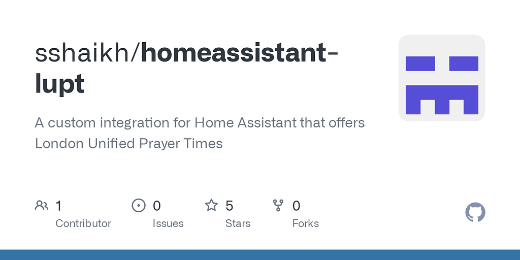 London Unified Prayer Timetable integration - Custom Integrations - Home Assistant Community