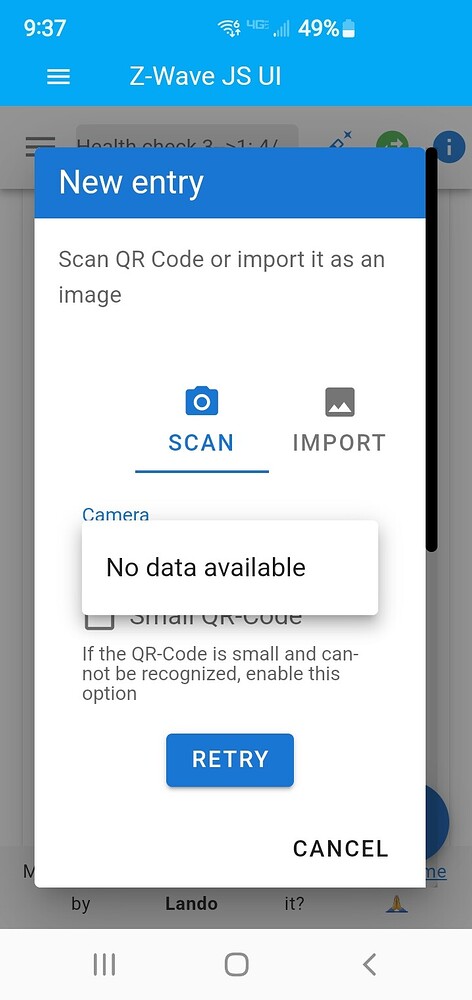 Having issues adding Zwave devices in Long Range - Installation - Home ...