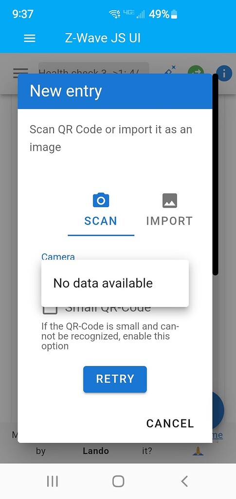 Having issues adding Zwave devices in Long Range - Installation - Home Assistant Community