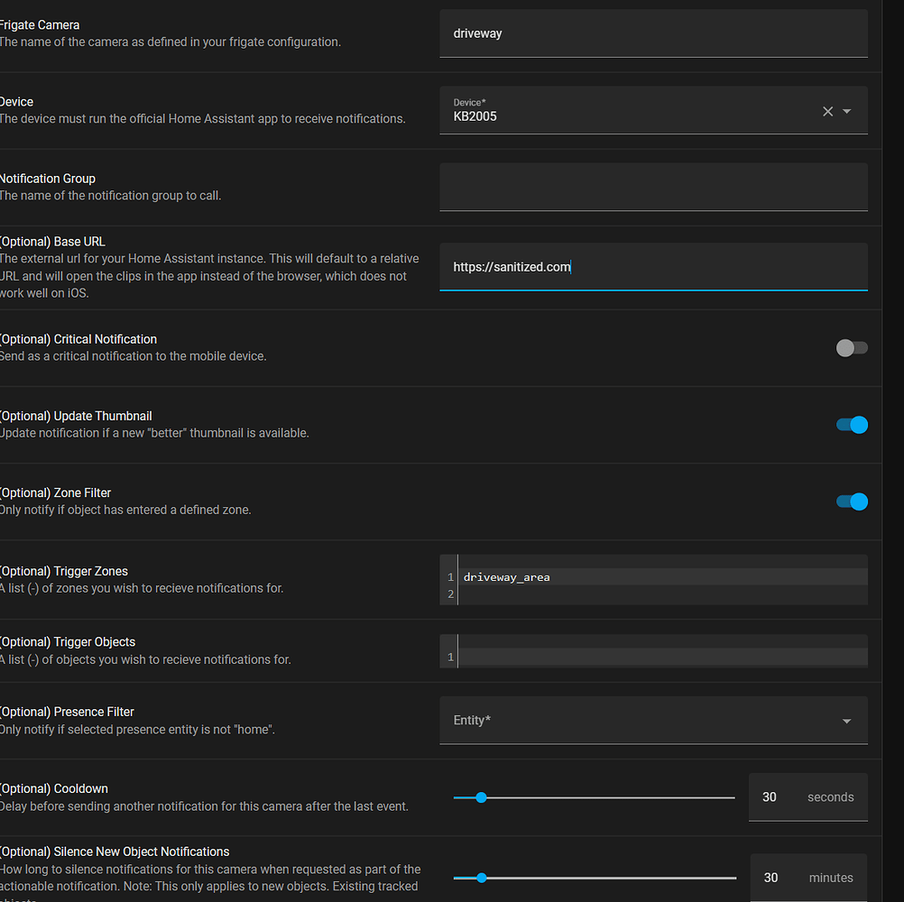 Frigate Mobile App Notifications 2.0 - Blueprints Exchange - Home ...