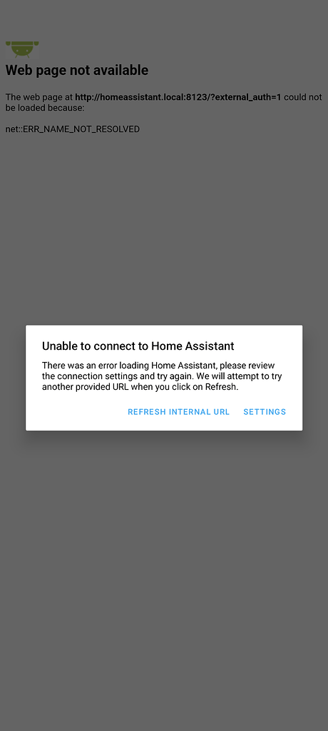Companion app sporadically can't connect to server - Home Assistant Companion for Android - Home ...