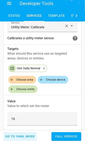 Is There A Way To Correct The Utility Meter Values Daily Montly Yearly After A Glitch