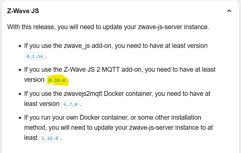 Z-Wave JS Server version is incompatible after 2022.5 update - Configuration - Home Assistant ...