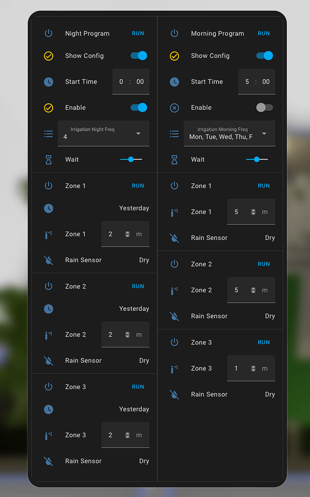 Irrigation Custom Component with Custom Card - Custom Integrations - Home Assistant Community