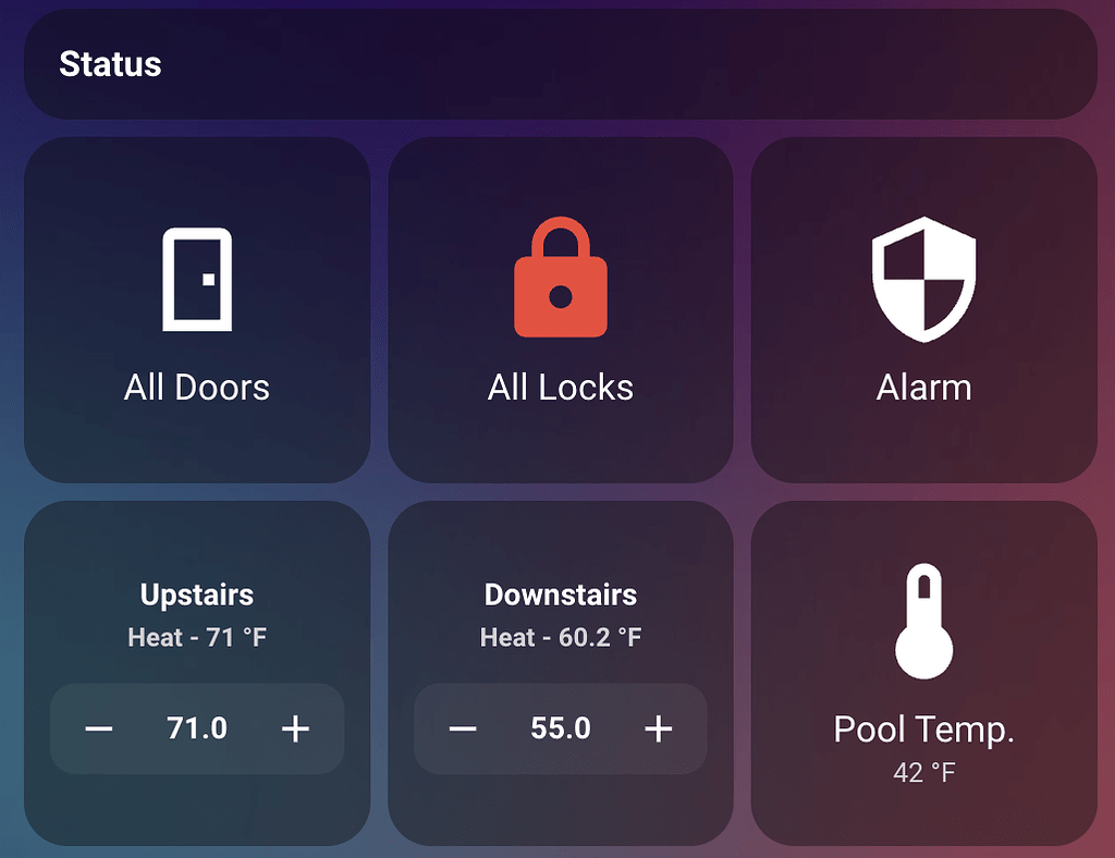 State colors for locks, and general customization of state colors ...