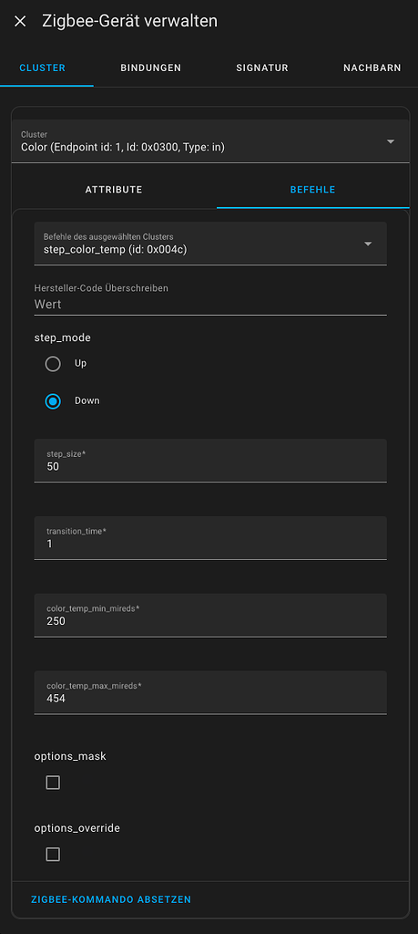 Can You Use Zigbee Cluster Commands In Automations Zigbee Home Assistant Community