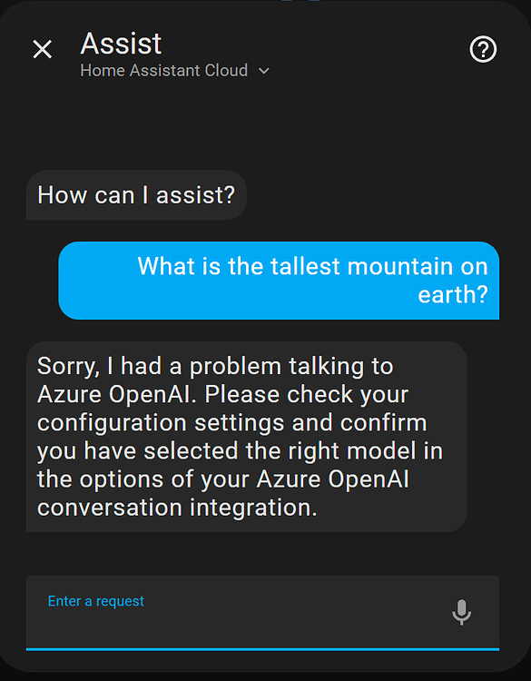 Azure OpenAI Conversation - Custom Integrations - Home Assistant Community