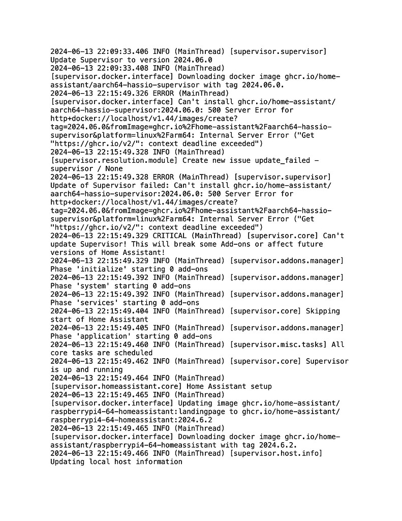 Install error rpi4 - Home Assistant OS - Home Assistant Community