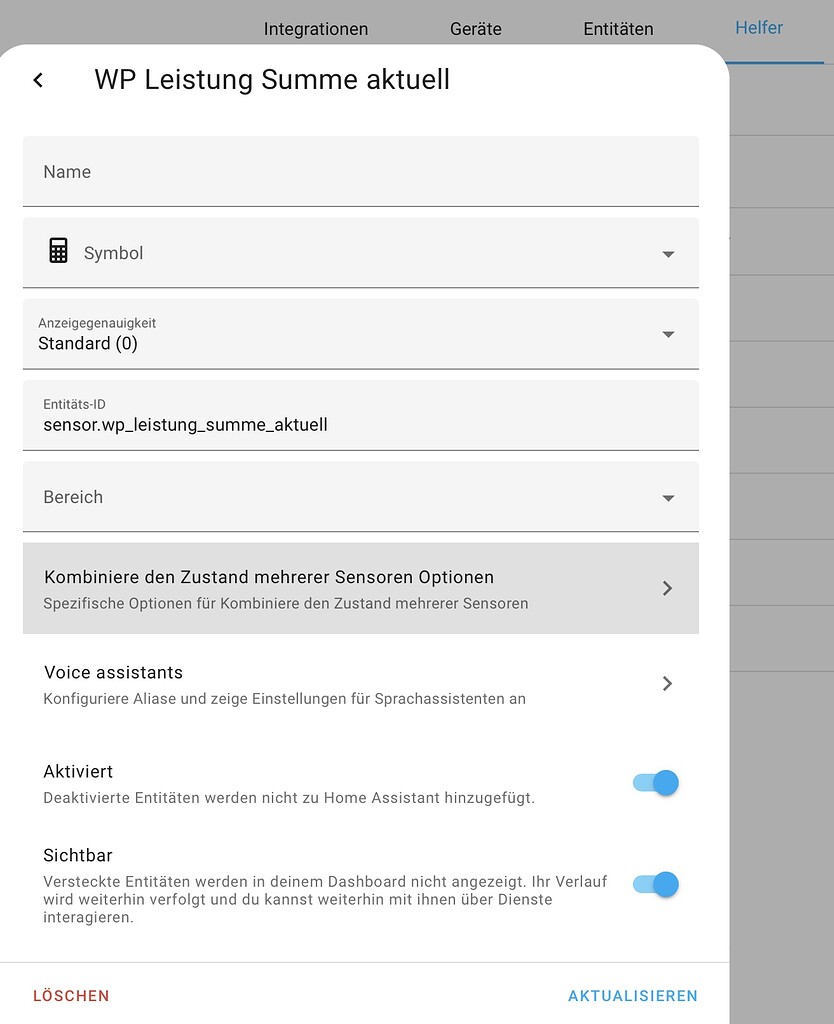 Combined Sensor Area - Configuration - Home Assistant Community
