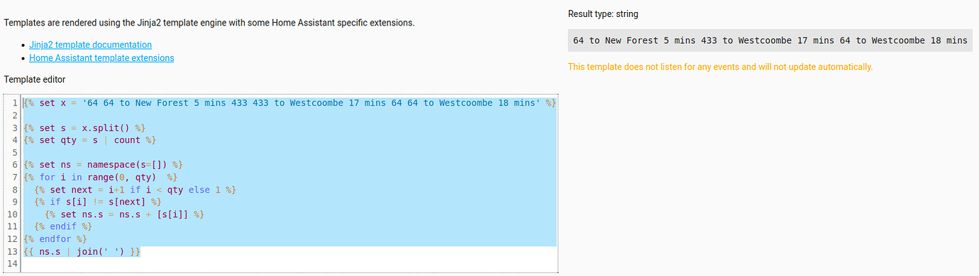 Value Template Regular Expression Configuration Home Assistant 