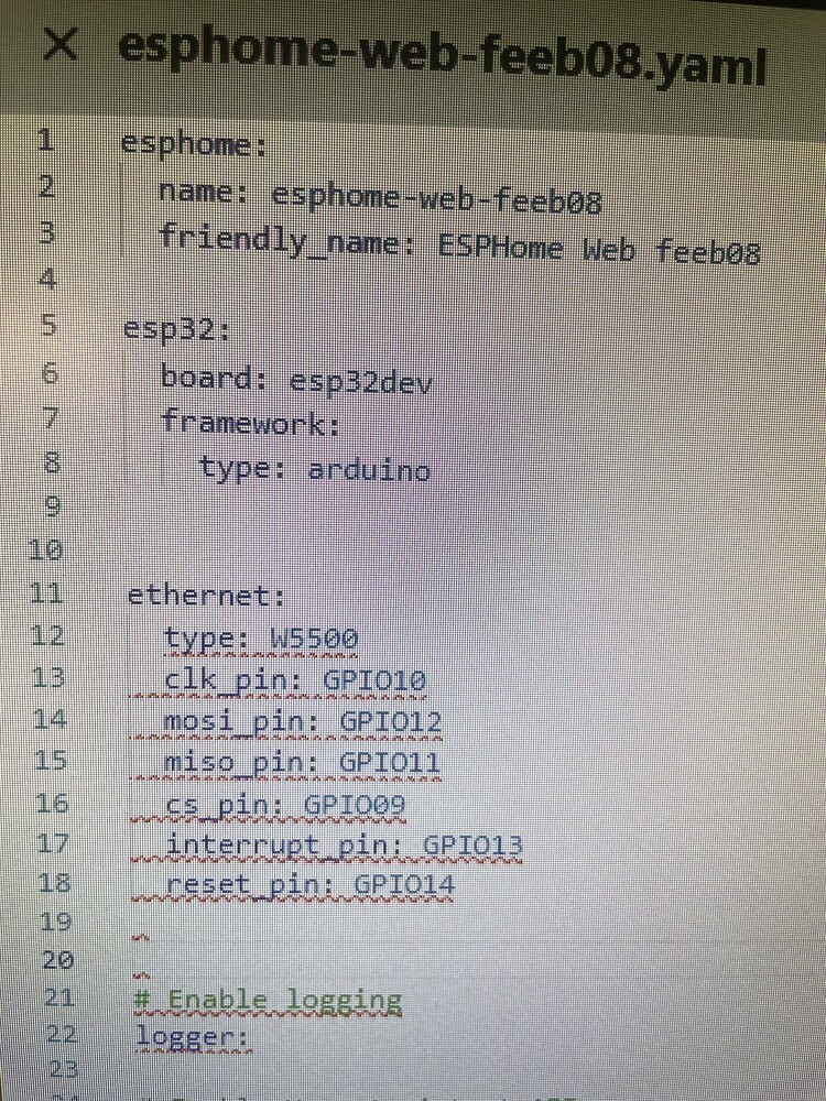 How to use w5500 Ethernet module with esphome - ESPHome - Home Assistant Community