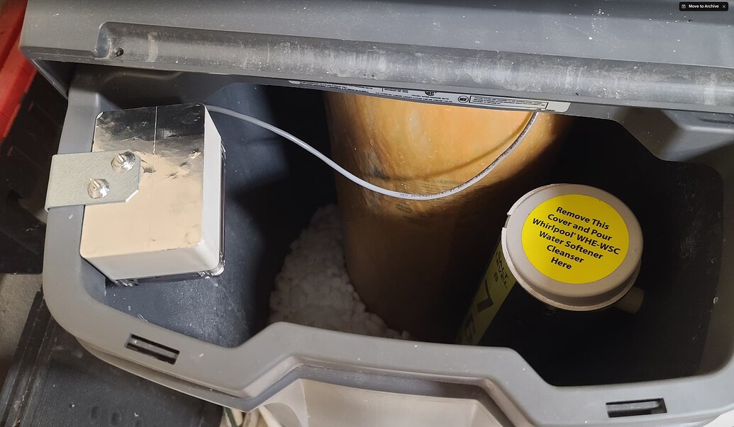 Water Softener Salt Level with EZsalt - Share your Projects! - Home ...