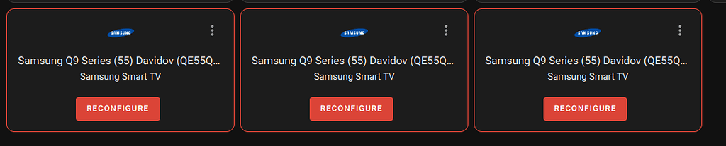 Samsung smart TV integration should always be set up - Configuration ...