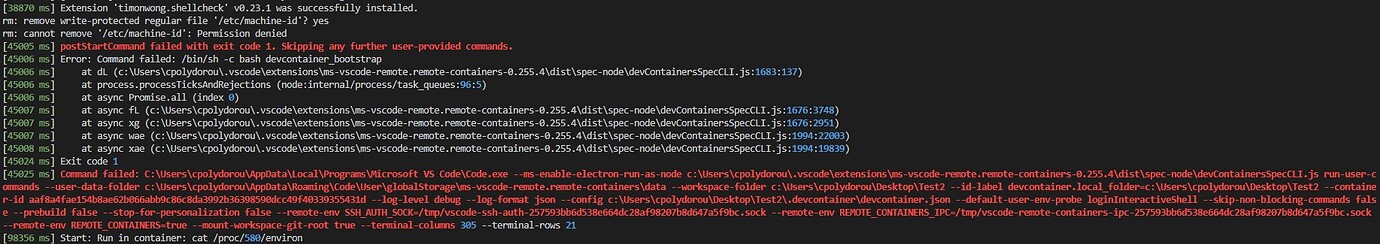 Problems Setting Up Addons Devcontainer Development Home Assistant Community 