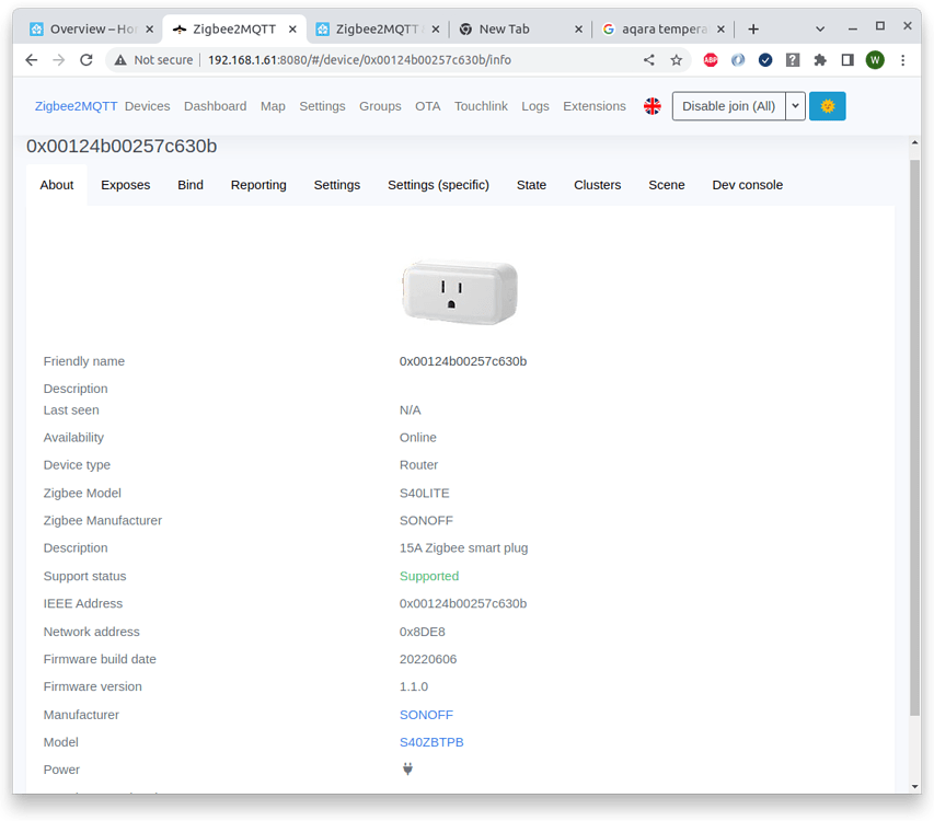 Zigbee2MQTT & aqara-devices pairing with Sonoff ZBBridge as router not possible any more (vs ...