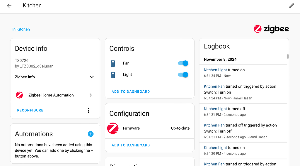 Zigbee switch multi controls - Zigbee - Home Assistant Community