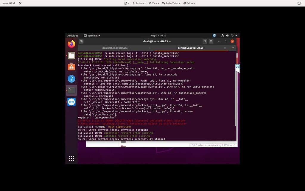 Supervisor not starting Help - Installation - Home Assistant Community