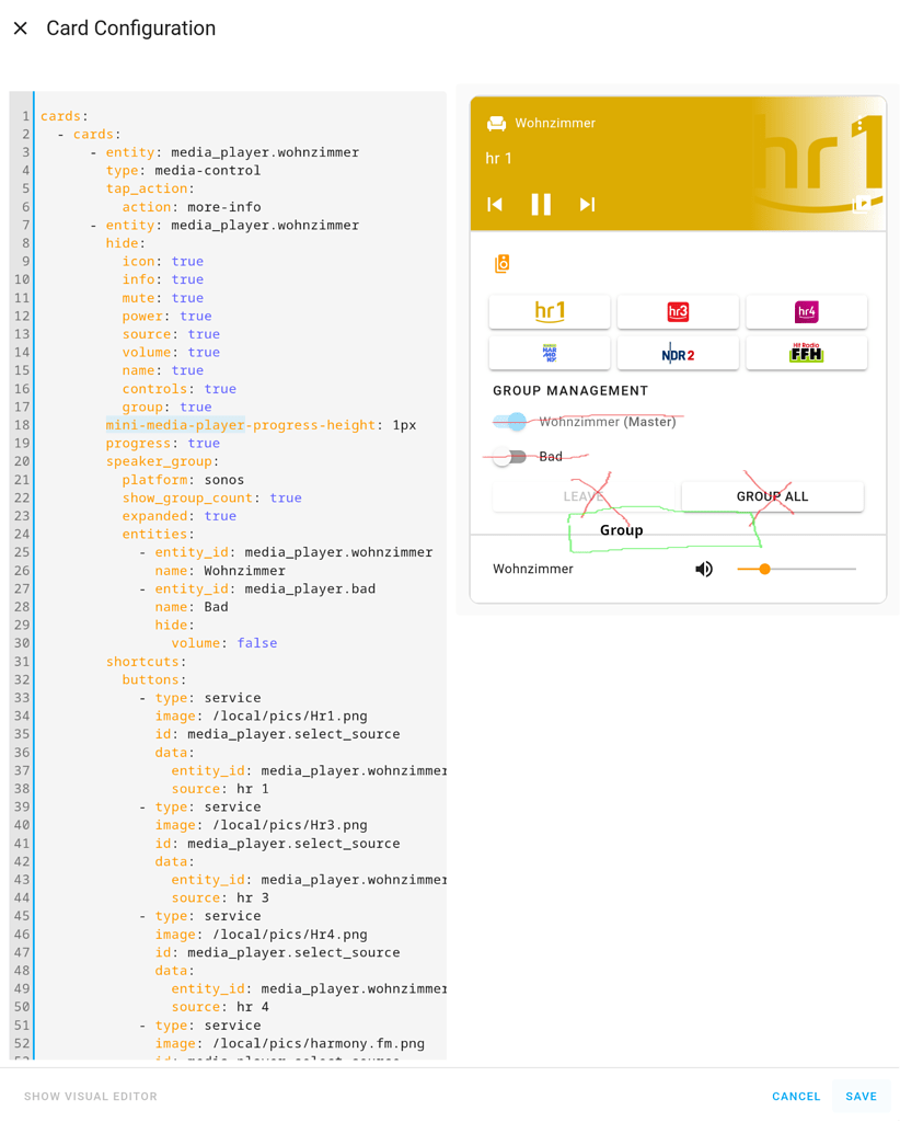 Sonos Radio Mini Media Player Frontend Home Assistant Community