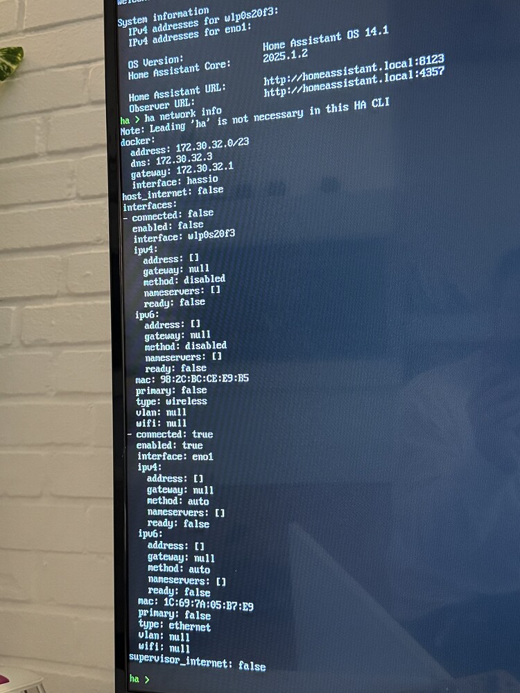 Help! Home assistant host suddenly without network - Installation ...