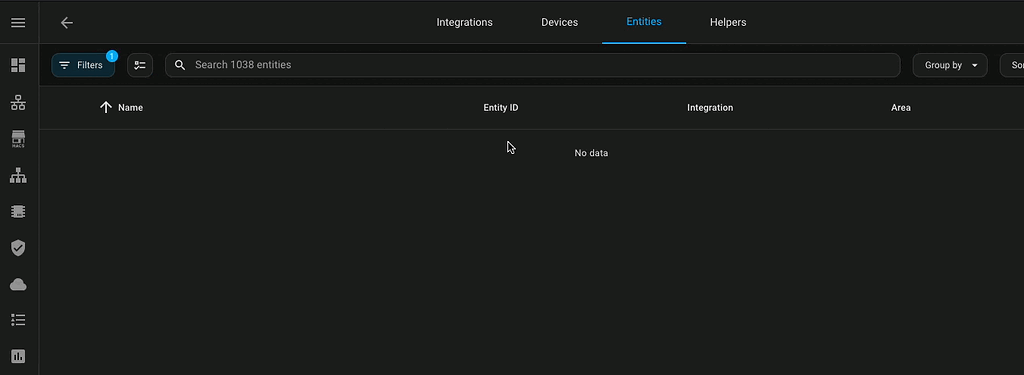 Firefox not showing devices, entities, helpers, and anything using the same list library ...