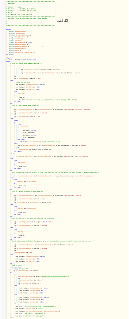 HELP bathroom automation - Configuration - Home Assistant Community