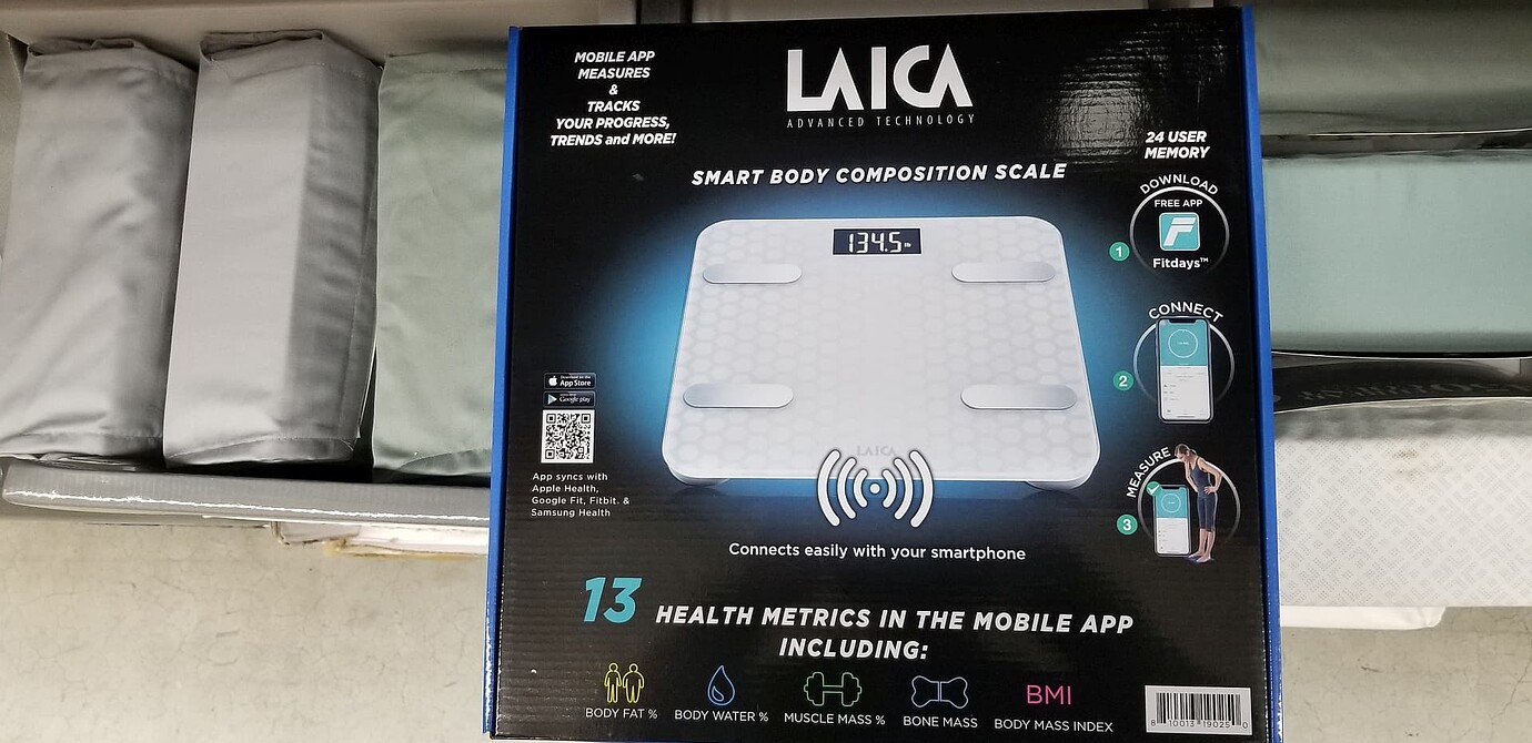LAICA Smart Body Composition Bluetooth Scale - Hardware - Home ...