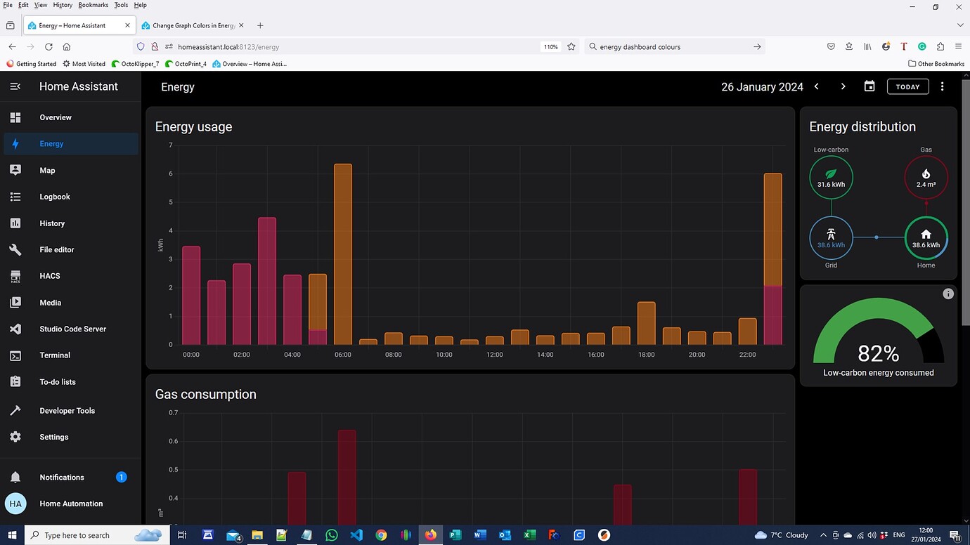 Change Graph Colors in Energy Dashboard - Configuration - Home ...