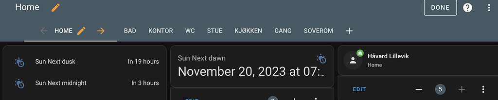 Dashboard Top Menu Line - Frontend - Home Assistant Community