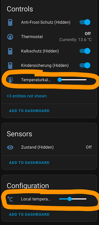 Double entity for temperature offset in Controls and Configuration for the Tuya TRV (TS0601 by ...