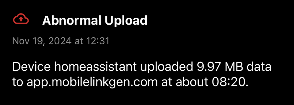 Generac Mobilelink HA Integration mysterious uploads - Third party ...