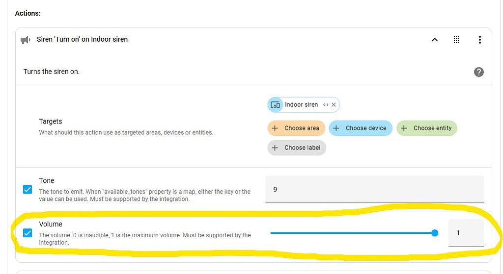 Volume slider not working for Aeotec Siren 6 - Configuration - Home ... Volume slider not working for Aeotec Siren 6 - Configuration - Home ...