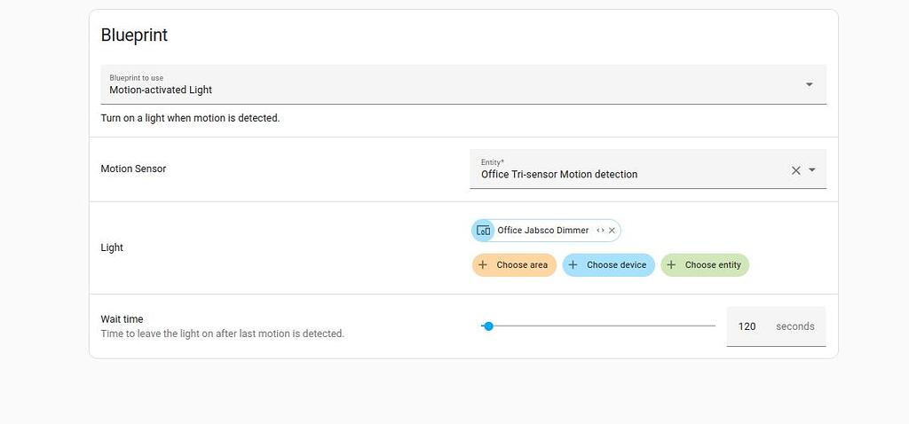 Simple Lite On Configuration From Blueprint Can T Get It To Work Configuration Home