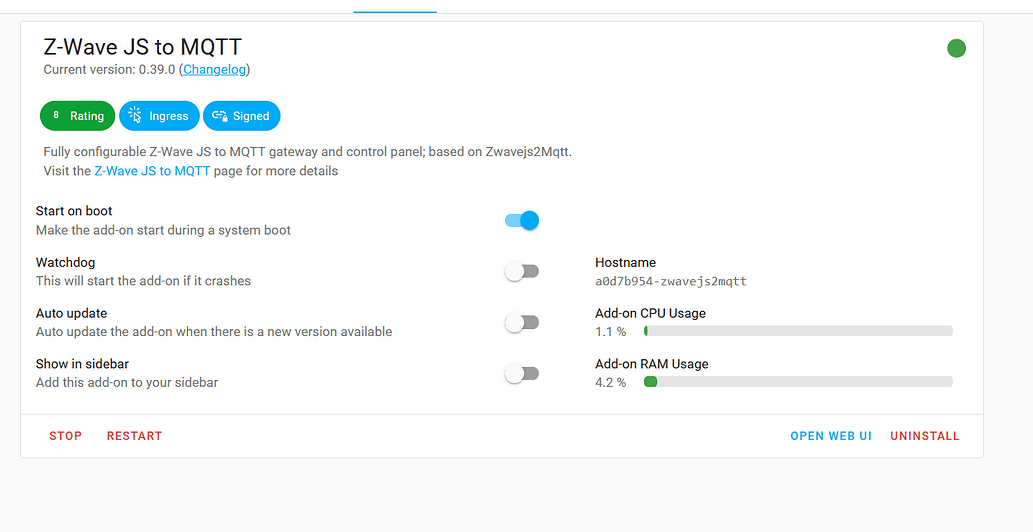 Error: Z-Wave JS Retrying setup: Z-Wave JS Server version is incompatible: {0} a version is ...