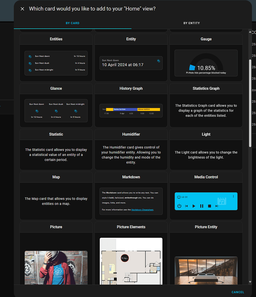 How do I add volume and input sources option to the Media Player card which controls my LG TV ...
